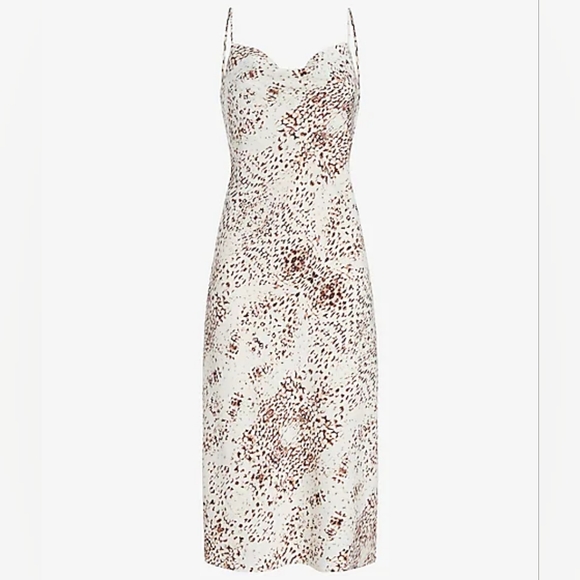 Express | Dresses | Rachel Zoe Express Cowl Neck Midi Slip Dress | Poshmark